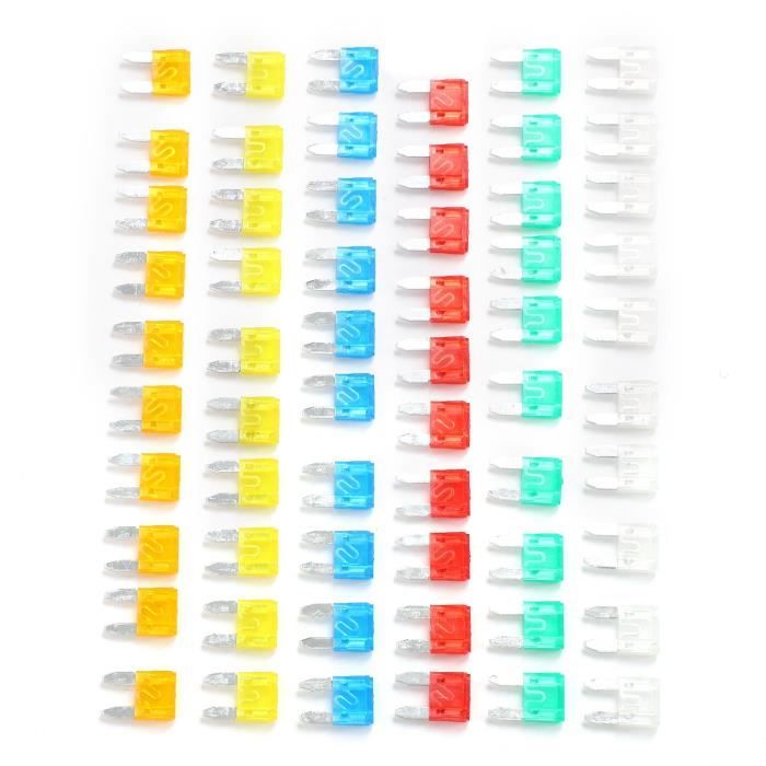 EJ.life Mini fusibles automatiques 60pcs fusibles de voiture Mini ...