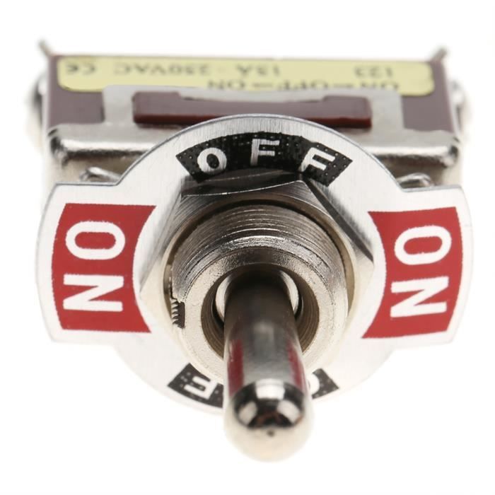 On OFF on Momentary Toggle Switch Industrial Lever Switches, ON-OFF-ON ...