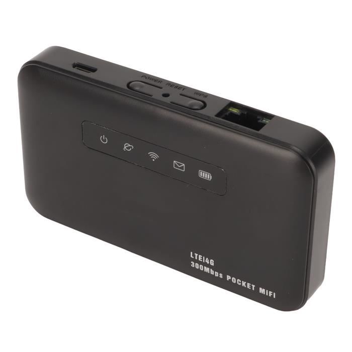 Routeur Portable 4G QIILU - Alimenté par USB - Wi-Fi - 300 Mbits/s ...