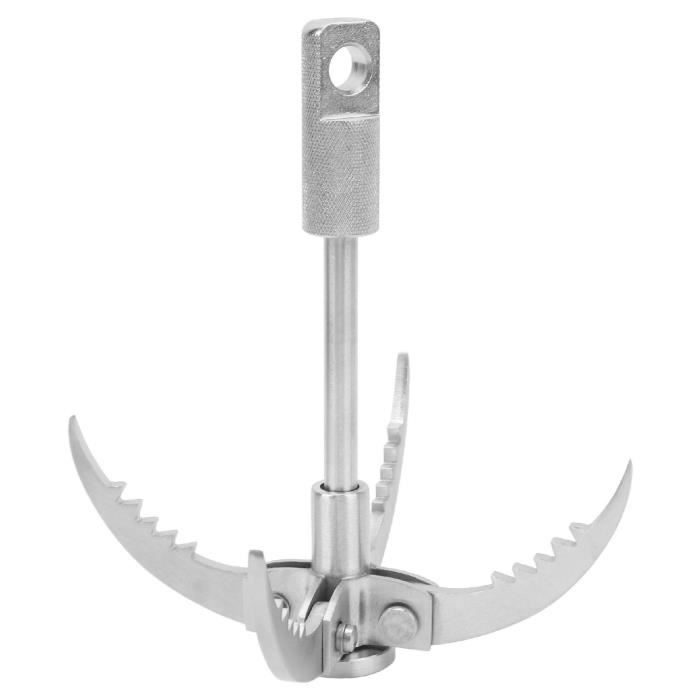 Grappin pliant SALUTUYA - Griffe pliante 4 griffes en acier inoxydable ...