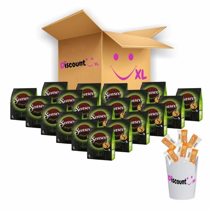 Café Senseo Brazil 640 dosettes + 20 mini Galettes - Cdiscount Au quotidien