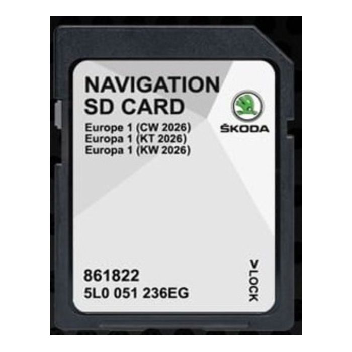 Carte SD GPS Europe - v18 ECE 2024 - compatible avec SKODA - Amundsen ...