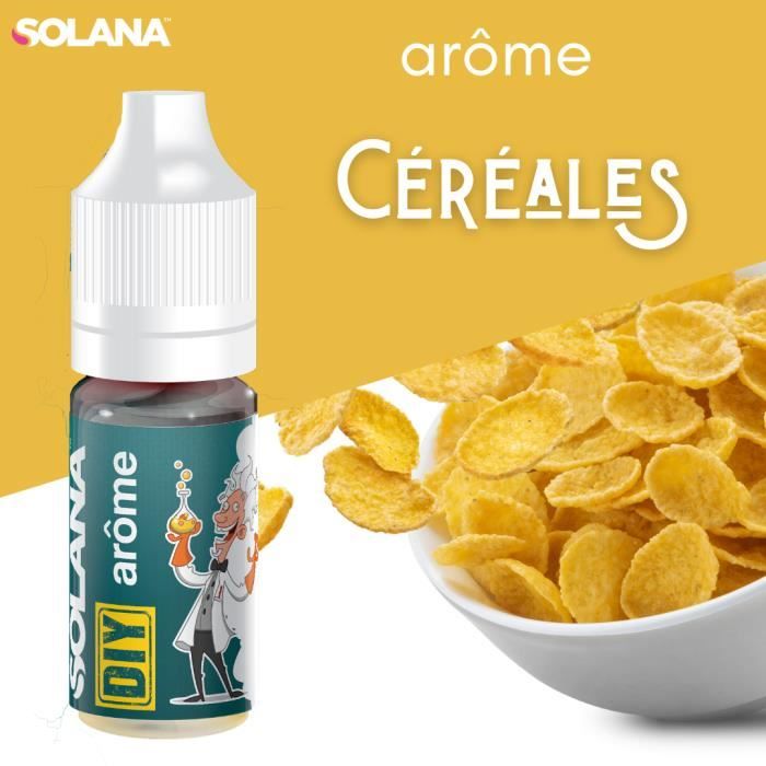 Concentré DIY Céréales en lot de 5 x 10ml - Solana. + goodies Born To ...