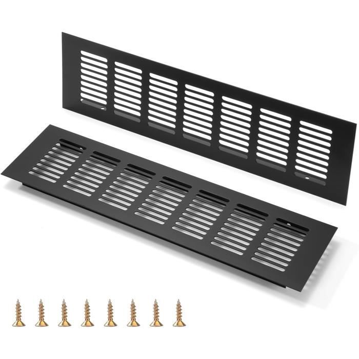 Grille D’aération en Alm à Encastrer, Grille de Ventilation 300 x 80 mm ...