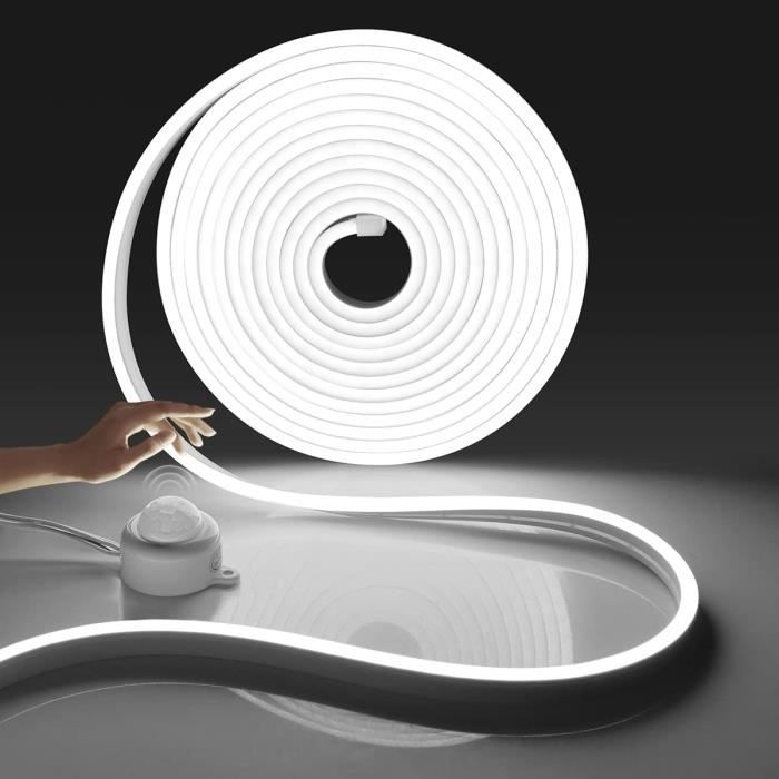 Ruban LED Néon,Ruban LED Capteur Mouvement Lère,12V Silicone IP65 ...