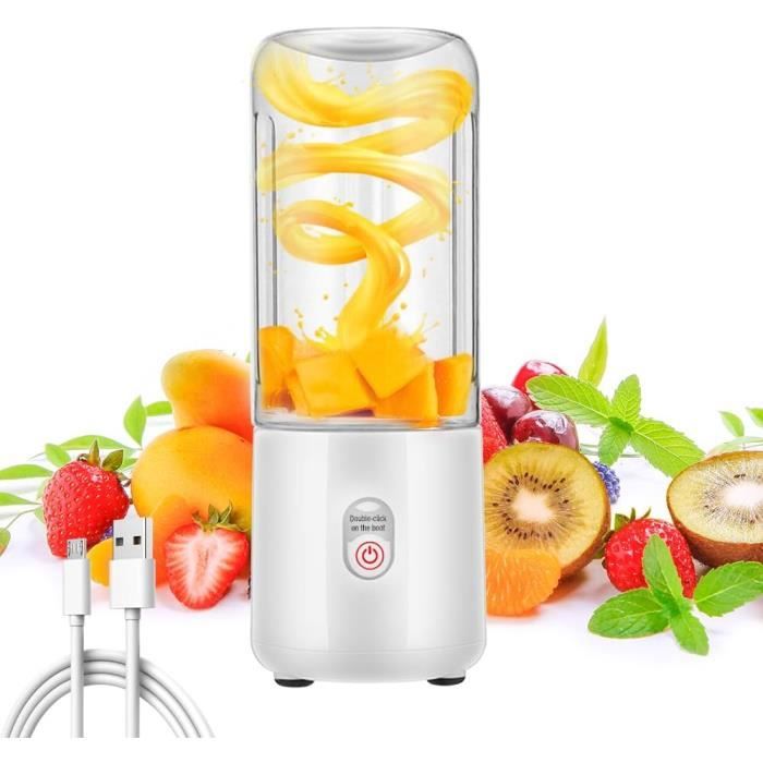 Mixeur Portable,500Ml,Blender Portable,Mini Blender,Smoothie Mixer ...