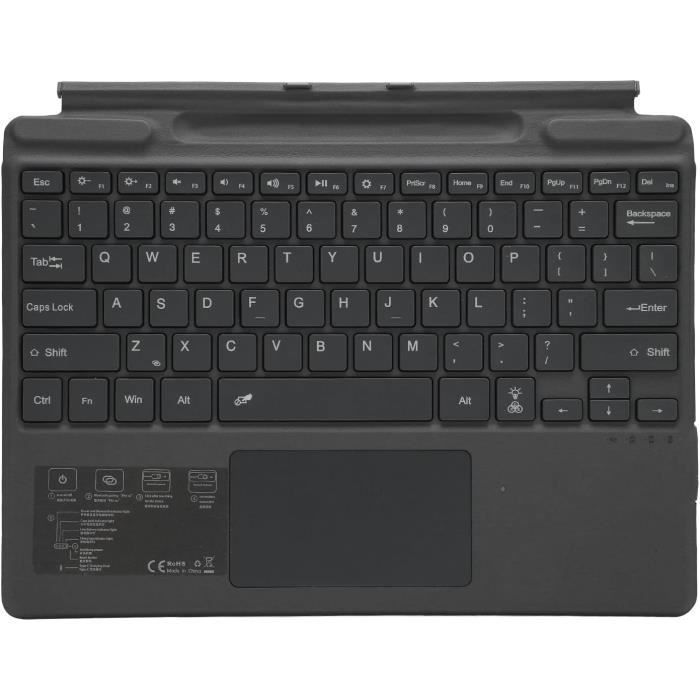 Clavier Sans Fil Avec Pavé Tactile | Pour Microsoft Surface Pro 8 - Pro ...