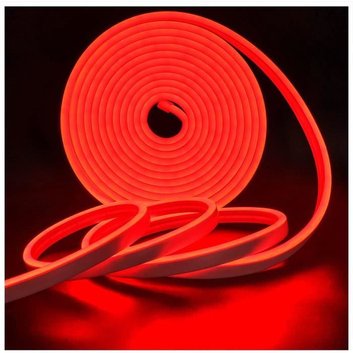 Ruban Led Néon, Bande Led Dc 12V 5M 120 Leds-M Total 600 Leds Couleur ...