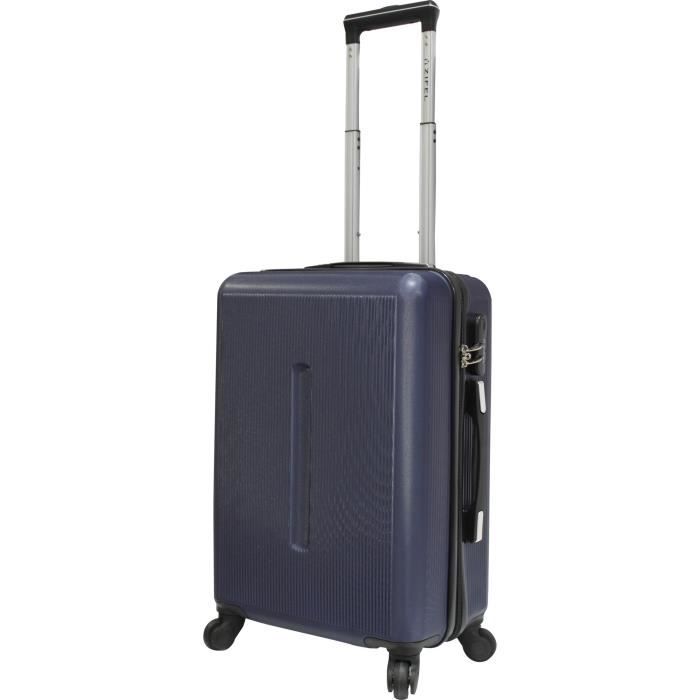 ZIFEL Valise Cabine Rigide ABS 4 Roues 50cm Bleu