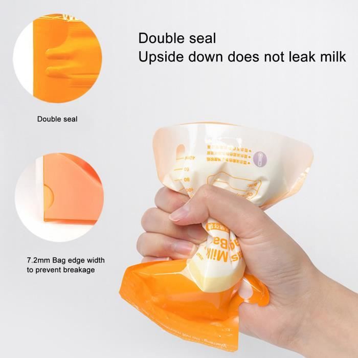 VGEBY sac de stockage de lait jetable 10pcs sac de stockage de lait sac ...