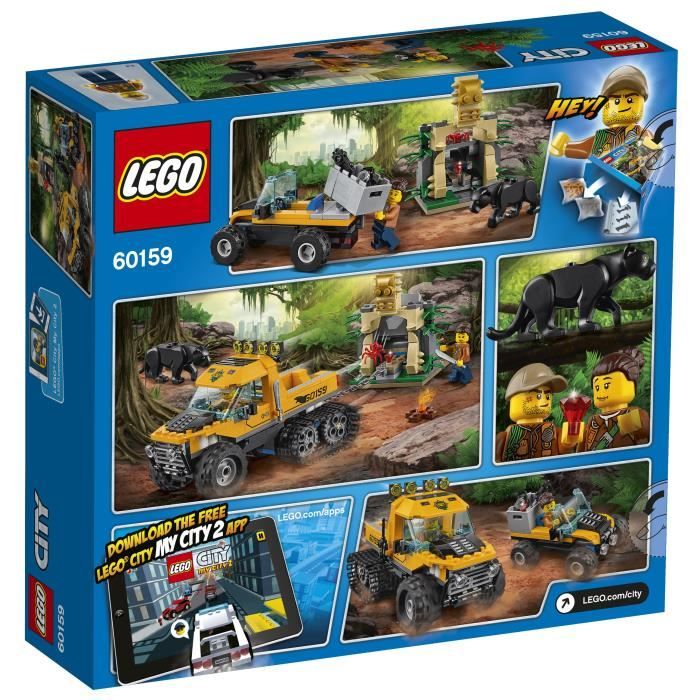 LEGO® City 60159 L’Excursion dans la Jungle - Cdiscount Jeux - Jouets