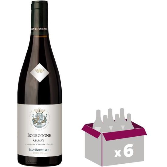 Jean Bouchard 2020 Bourgogne Gamay - Vin rouge de Bourgogne x6 - La ...