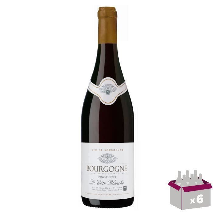Cave de Lugny Bourgogne Pinot Noir 2019 - Vin rouge x6 - La cave Cdiscount