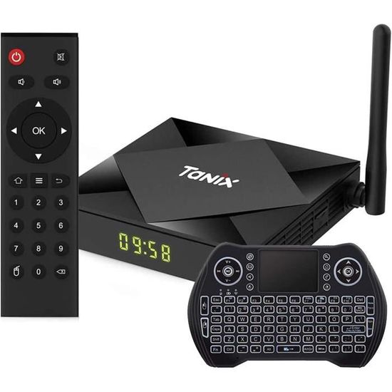 Android TV Box 10.0, Android Box 4GB RAM 32GB ROM with Allwinner H616 ...