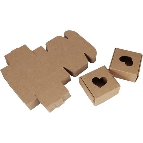 Lot de 50 Coffrets Cadeaux, Porte-savons, Petites Boîtes en Carton ...