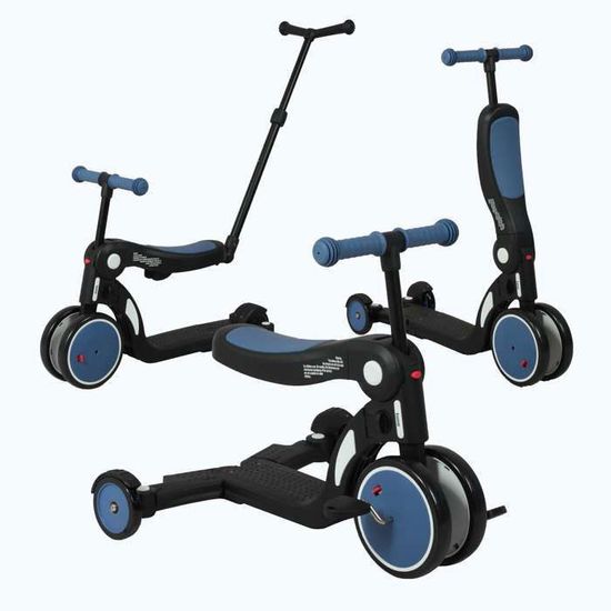 Looping SCOOTIZZ Draisienne Evolutive 5 en 1, Tricycle, Trottinette ...