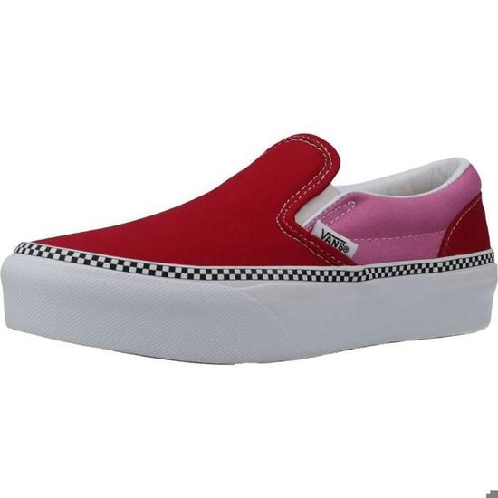 Chaussure Vans Modèle Vn0a3tl1wvx1 - Coleur Rouge Rouge - Cdiscount ...