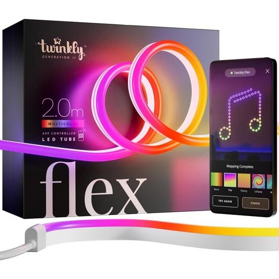 Flex - Tube Lumineux Flexible Avec Led Rgb - Éclairage De Décoration ...