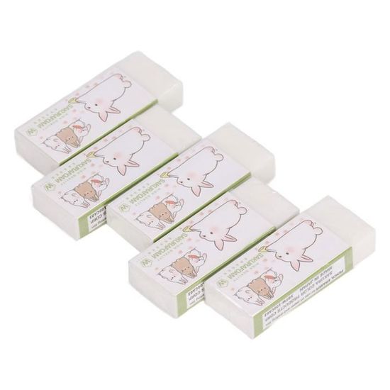 Tbest gomme de croquis 5 pièces gomme Texture douce nettoyage facile ...