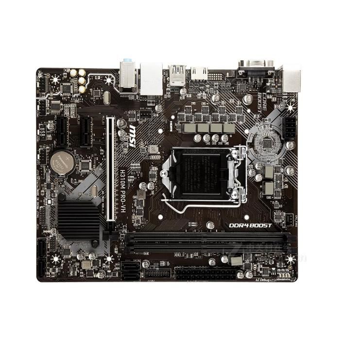 Carte mère MSI H310M PRO-VH Intel H310 LGA 1151 2xDDR4 SDRAM 32 Go Micro ATX - Cdiscount ...