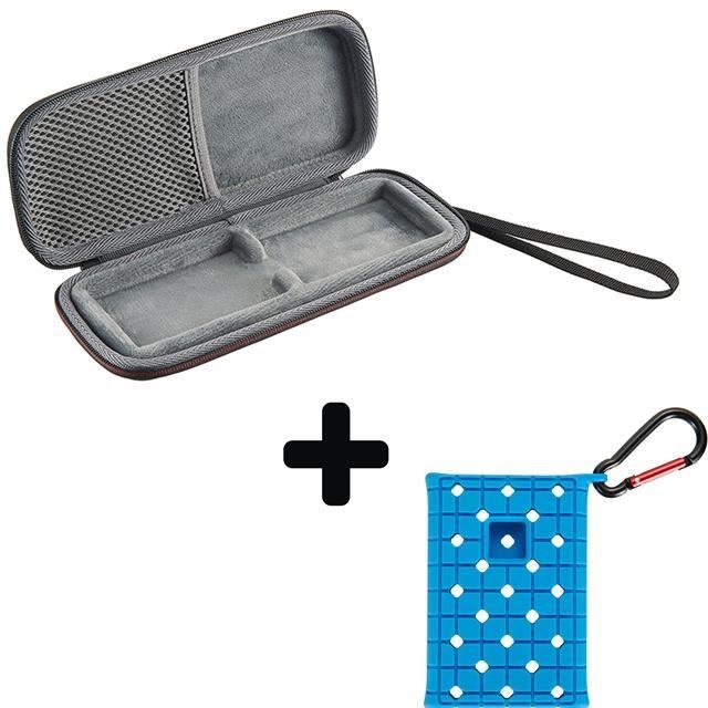 Bleu-Étui de voyage rigide EVA + housse en Silicone souple pour Samsung ...