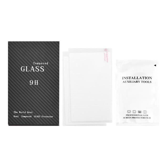 2 pièces-Film de protection en verre anti-rayures avec écran, protège ...