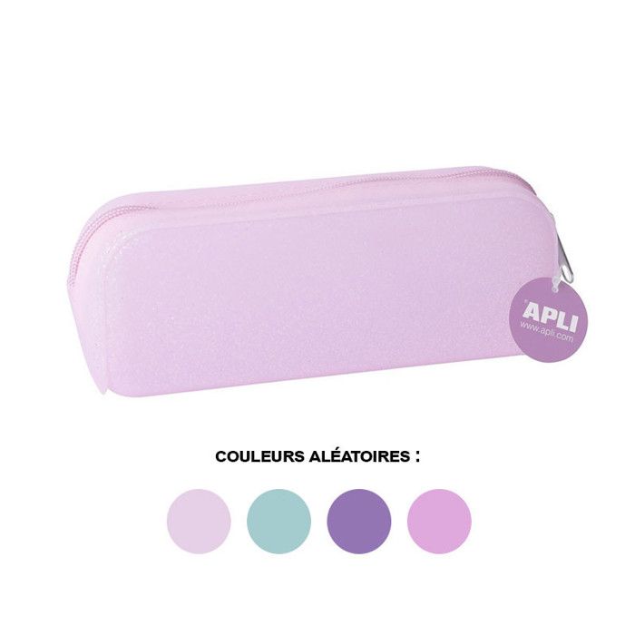 Trousse scolaire - Rectangulaire - Paillettes - Rose - Vert - Violet ...