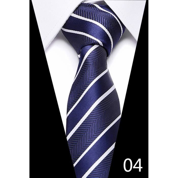 7.5cm-4 - Cravate fine en soie pour hommes, 130 Styles de cravate fine ...