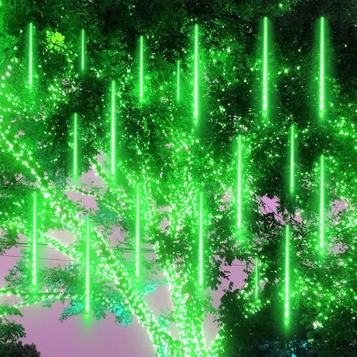 Lumières De Pluie De Noël 30 Cm 10 Tubes 240 Led Ip65 Étanche Lumières ...
