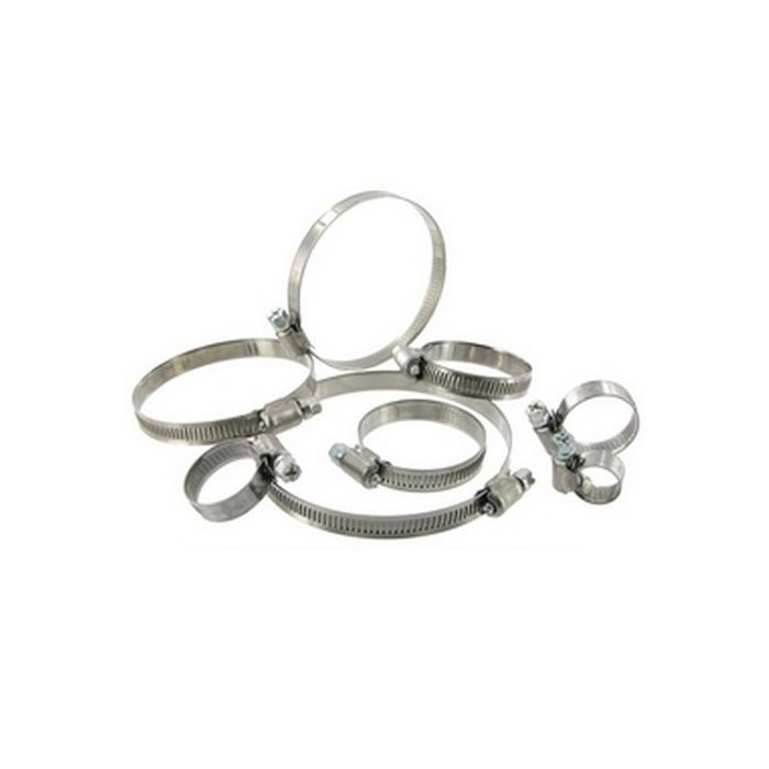 Collier de durite - INOX - 60-80 mm - Lot de 10 - Bande 9 mm - Acier ...
