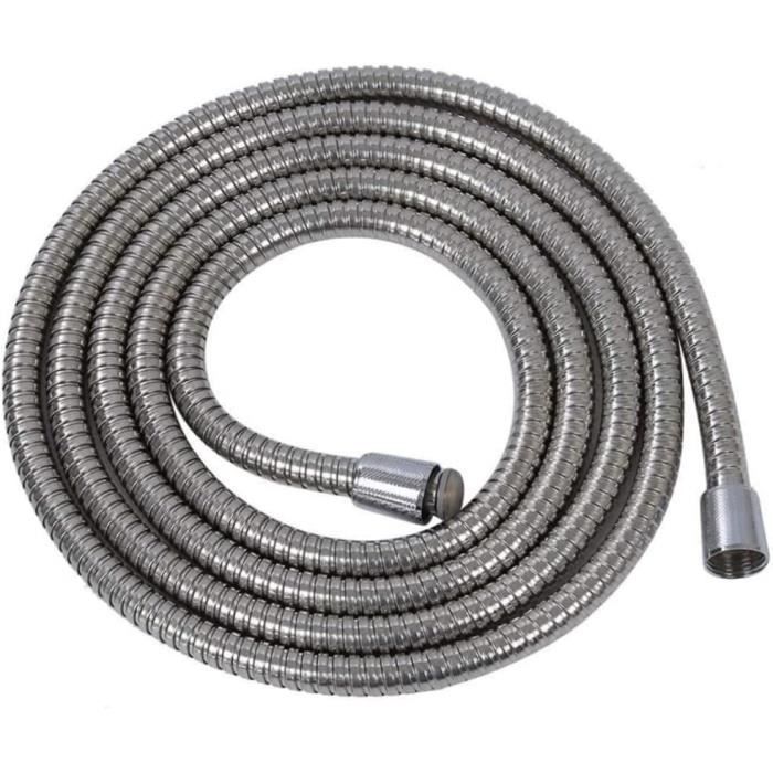 3m Tuyau De Douche Extra Long Main Tube De Douche Remplacement En Acier ...