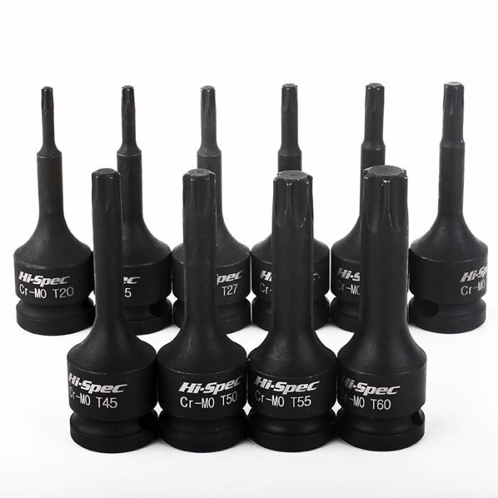 T35 - Hi-spec 1-2 Torx Impact Wrench Socket Adapter Deep Head For ...