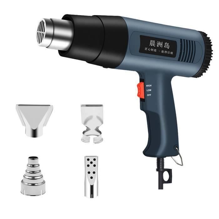 Pistolet air chaud 2000W Dcapeurs thermiques 300600 Avec 4 buses pour ...
