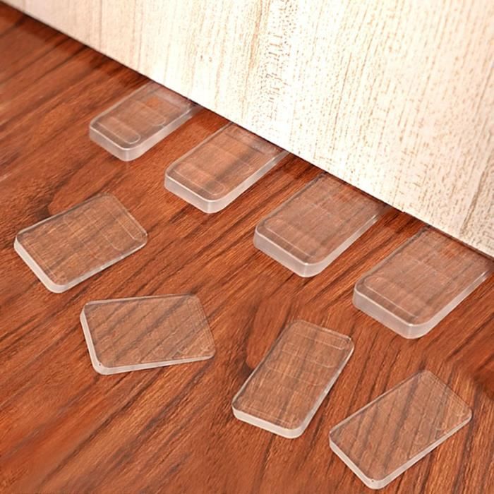 Lot De 8 Cales De Table En Plastique Transparent Pour Toilettes ...