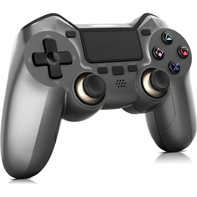 Manette PS4 Manette sans fil compatible avec manette de jeu Pro/PC/Slim ...