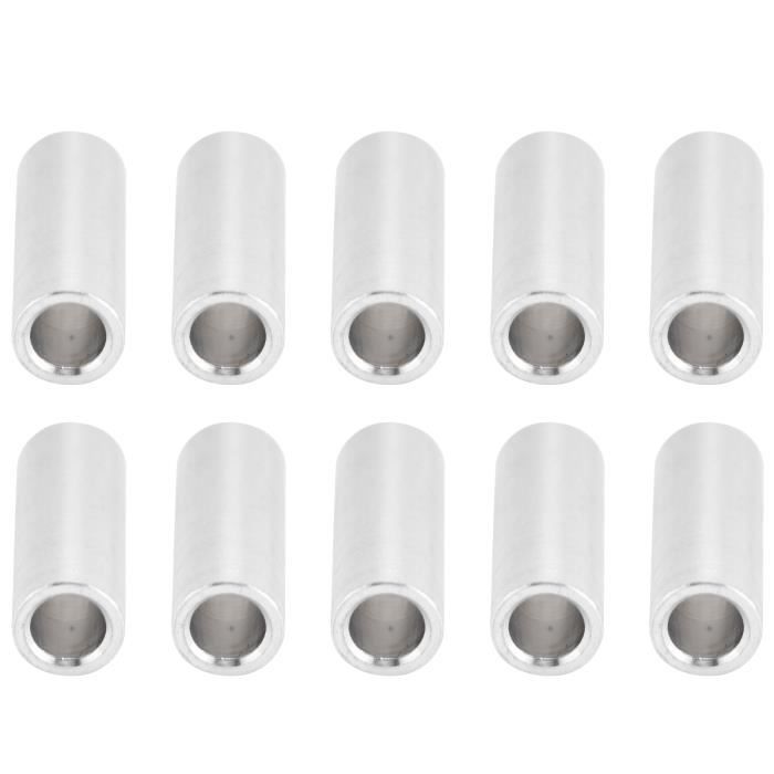 Entretoise ronde en alliage d'aluminium non filetée - Cikonielf - 6mm ...