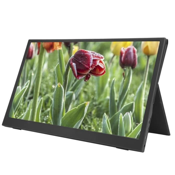Moniteur portable,15,6 pouces 1920x1080 IPS Full HD Portable Ultra Thin ...