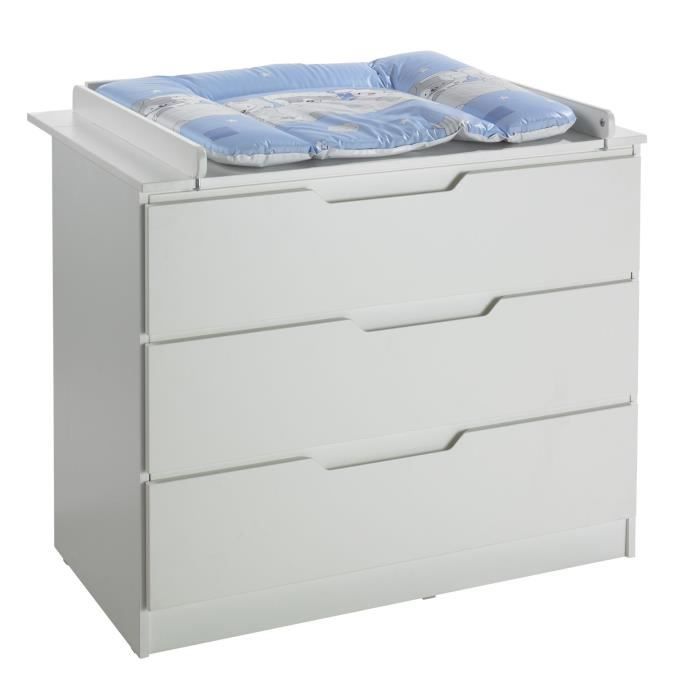 Commode à langer - GEUTHER - Fresh - Blanc - Bois - Enfant - Cdiscount ...