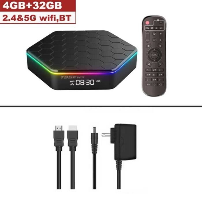 MEDIA STREAMER,4gb 32gb T95Z PLUS-Boîtier TV Android 12 Allwinner H618 ...