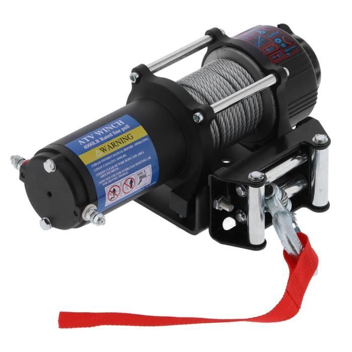 HURRISE treuils 12V Treuil électrique 4000LB / 1815kg 12V télécommande ...