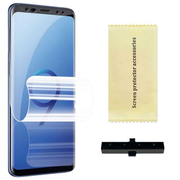 OCIODUAL Protecteur d'Écran TPU Hydrogel pour Samsung Galaxy S9 Couverture Complète Film de ...