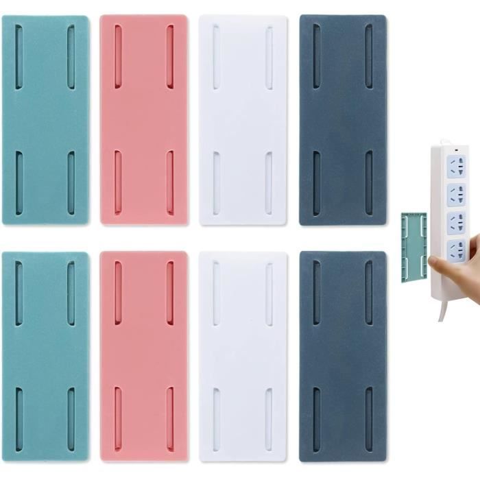 Self Adhesive Power Strip Holder 8 Packs, Support De Multiprise ...