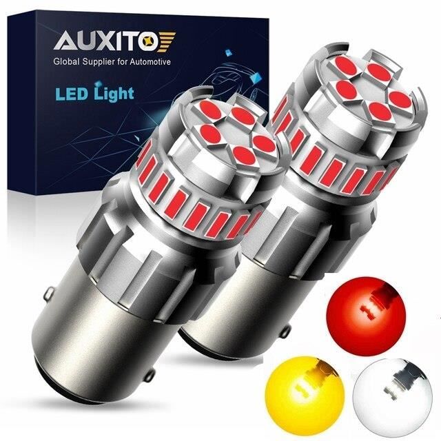 OPTIQUE DE PHARE,Whtie Light-1156 BA15S P21W--2 ampoules LED Super lumineuses pour voiture, feu ...