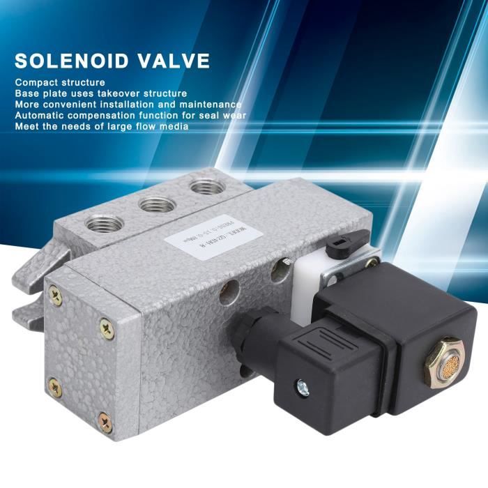 Électrovanne électrique 2 positions 4 voies vanne directionnelle à ...