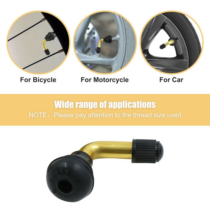 Valve pneu X AUTOHAUX Tiges de valve de pneu sans chambre à air en ...