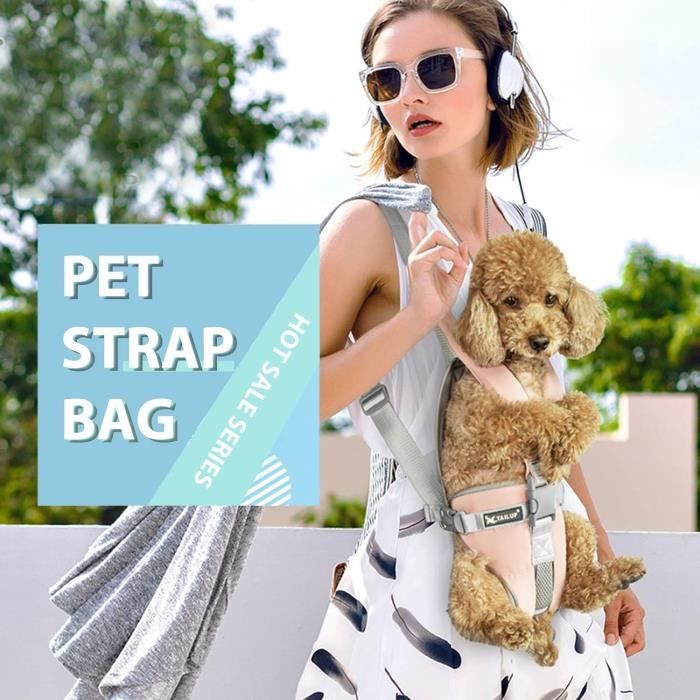 Sac De Transport Avant Pour Animal Domestique,Réglable Legs Out Sac De ...