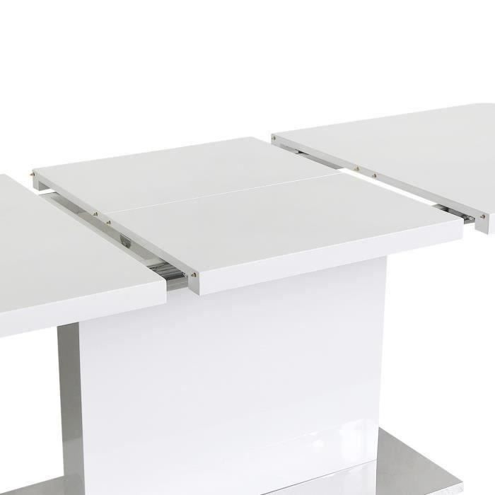 Table à manger rectangulaire extensible GIGANTIC - Style contemporain ...