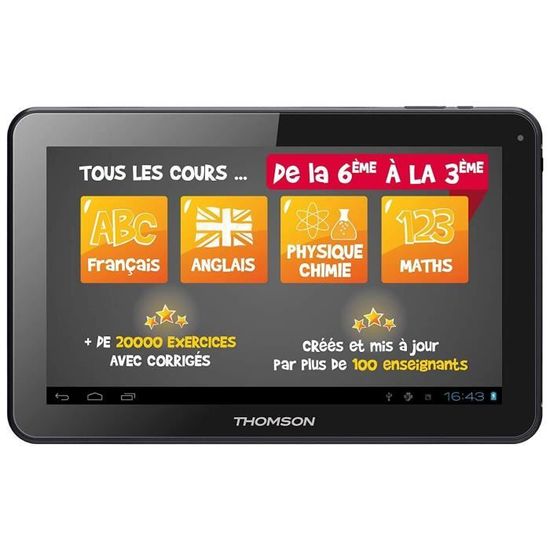 THOMSON Tablette educative college - Cdiscount Informatique