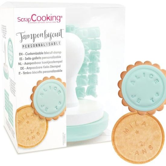 Tampon Messages Personnalisables Pour Biscuits - Tampon Rond Bois ...