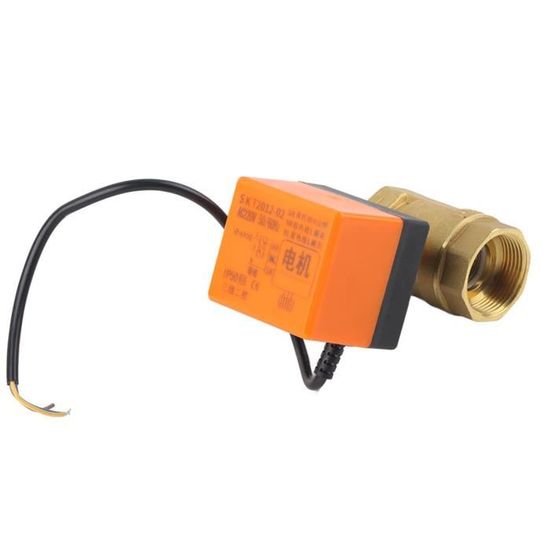 Pwshymi vanne motorisée Vanne à bille motorisée électrique en laiton, AC 220V G1-1/4 DN32, 2 ...